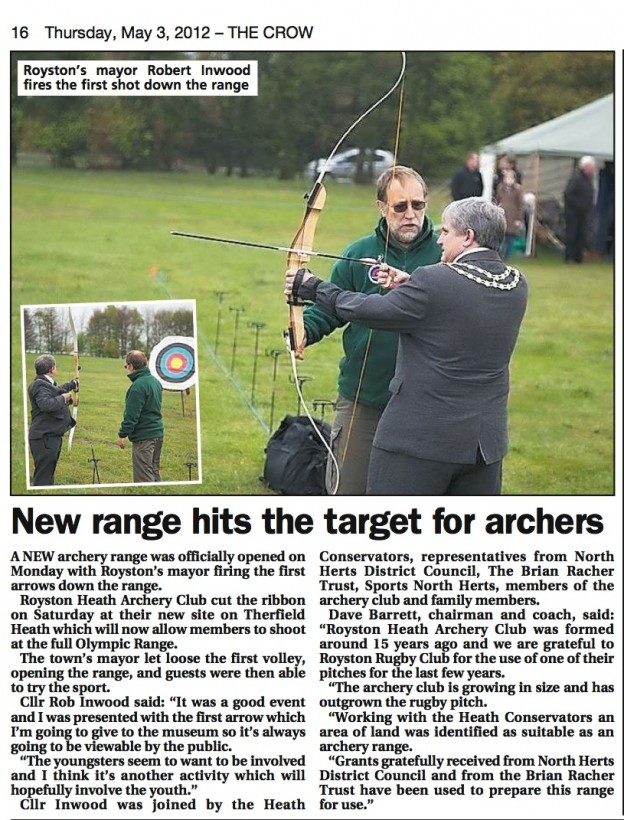 Opening Ceremony – Royston Heath Archery Club